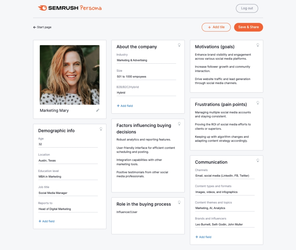 Die 12 Besten Persona-Tools Und -Vorlagen